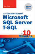 Lesson 1. Understanding SQL - Sams Teach Yourself Microsoft® SQL Server ...