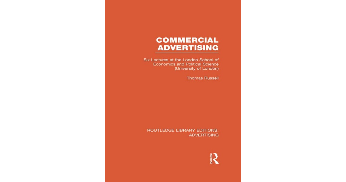 Commercial Advertising (RLE Advertising) [Book]