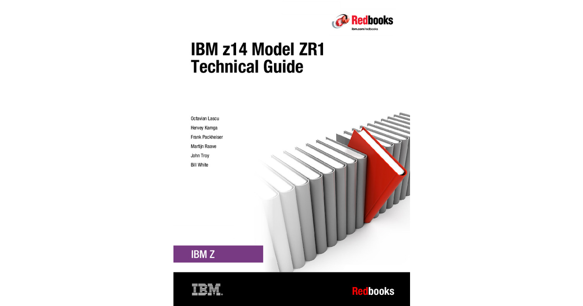 IBM z14 Model ZR1 Technical Guide [Book]