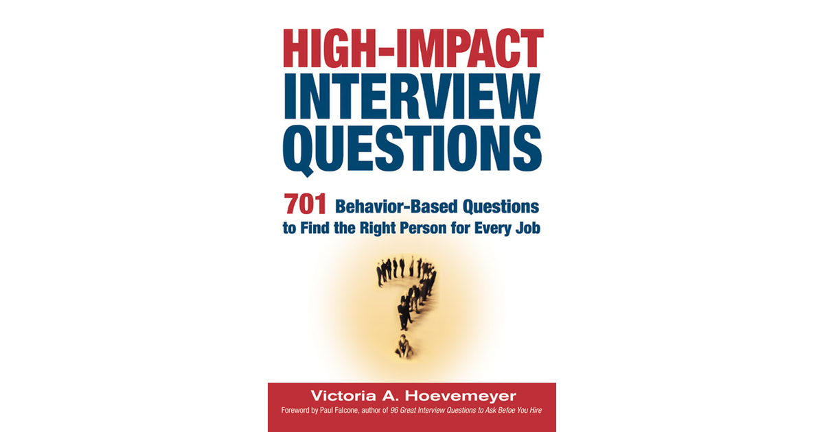 CHAPTER 3 Competency-Based Behavioral Interview Questions - High-Impact ...