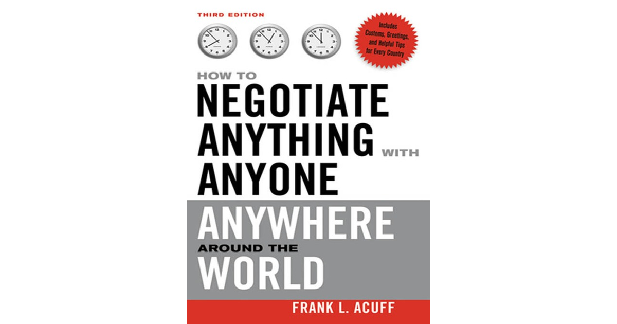 Copyright Page - How to Negotiate Anything with Anyone Anywhere Around ...