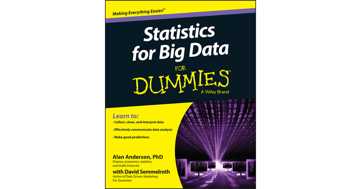 Cover - Statistics for Big Data For Dummies [Book]