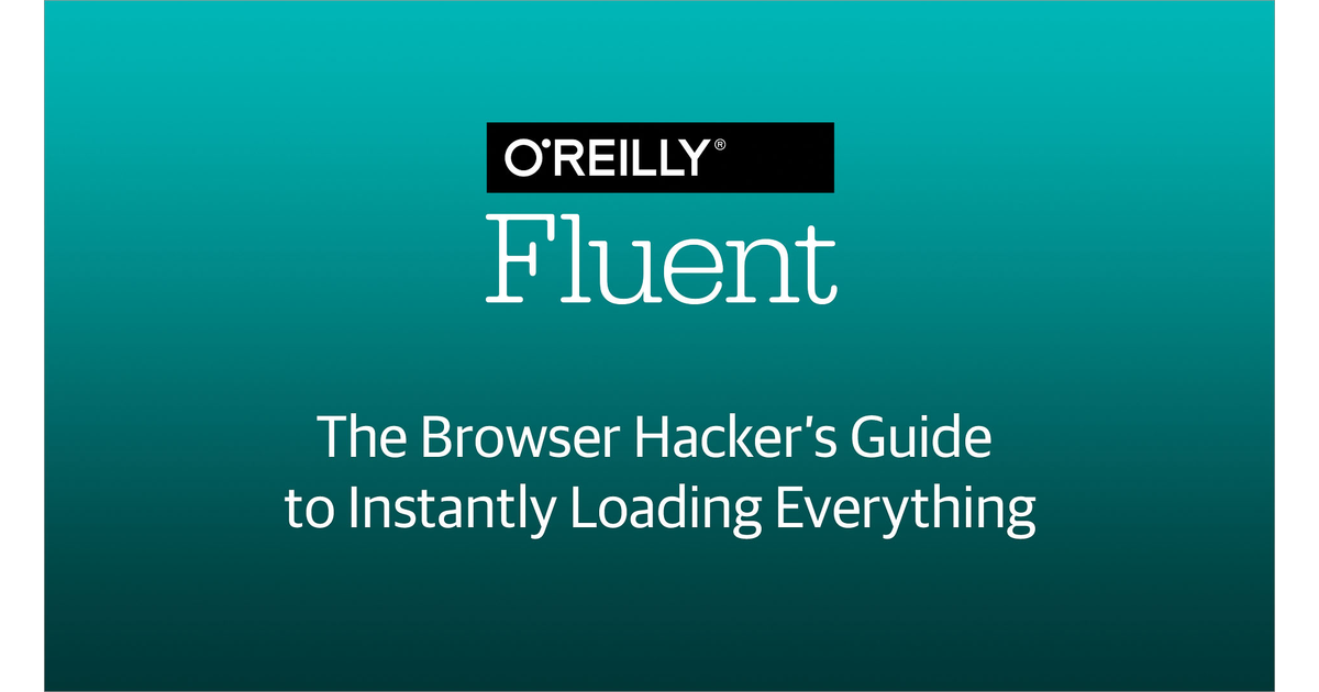 The Browser Hacker's Guide to Instantly Loading Everything [Video]