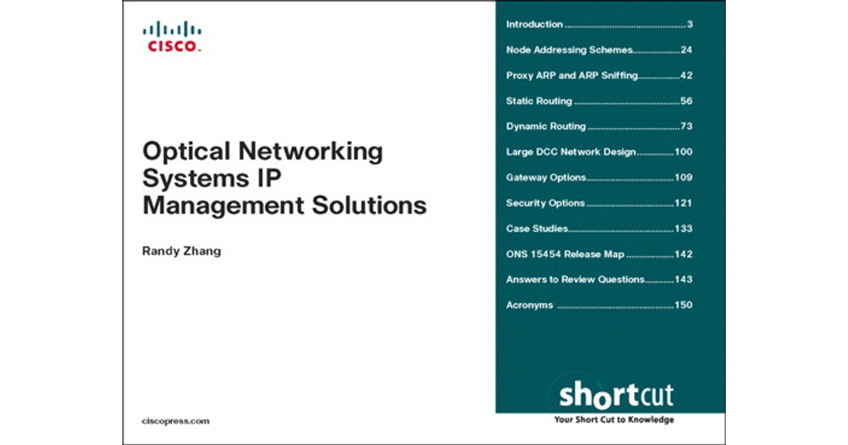 4. Static Routing - Optical Networking Systems IP Management Solutions ...