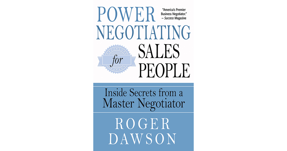 Power Negotiating for Sales People - Power Negotiating for Salespeople ...